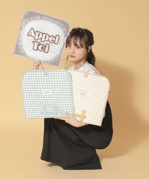 Appel Toi（アペルトワ）の「ヲタ活グッズ 推し活 ギンガムチェック うちわケース 収納 持ち運び 団扇（その他雑貨）」 - WEAR