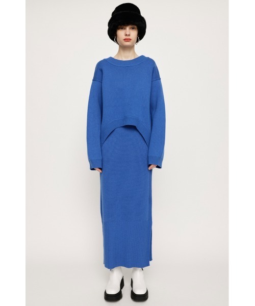 SLY（スライ）の「MILANO RIB KNIT SK ミラノリブ ニットスカート（スカート）」 - WEAR