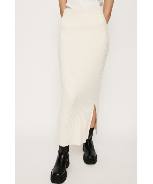 SLY（スライ）の「MILANO RIB KNIT SK ミラノリブ ニットスカート（スカート）」 - WEAR