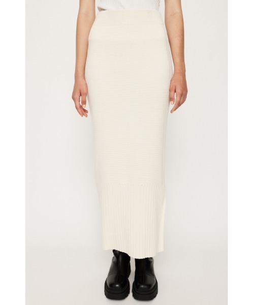 SLY（スライ）の「MILANO RIB KNIT SK ミラノリブ ニットスカート（スカート）」 - WEAR