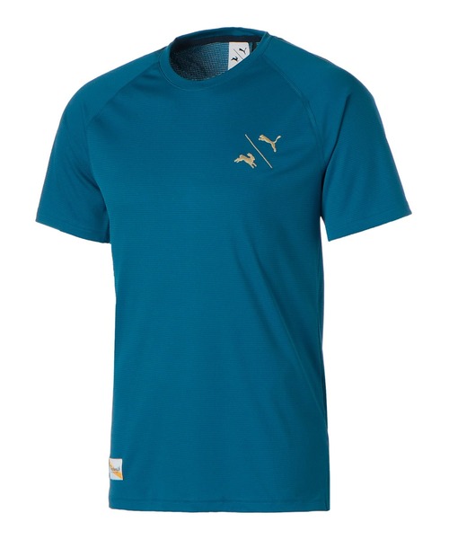 【セール】PUMA プーマ メンズ PUMA x TRACKSMITH ランニング 半袖 Tシャツ（Tシャツ/カットソー）｜PUMA（プーマ ...