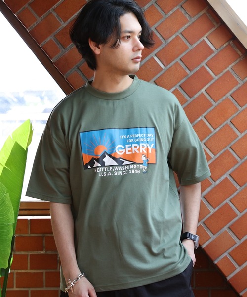 GERRY（ジェリー）の「GERRY プリント半袖Tシャツ（Tシャツ/カットソー）」 - WEAR
