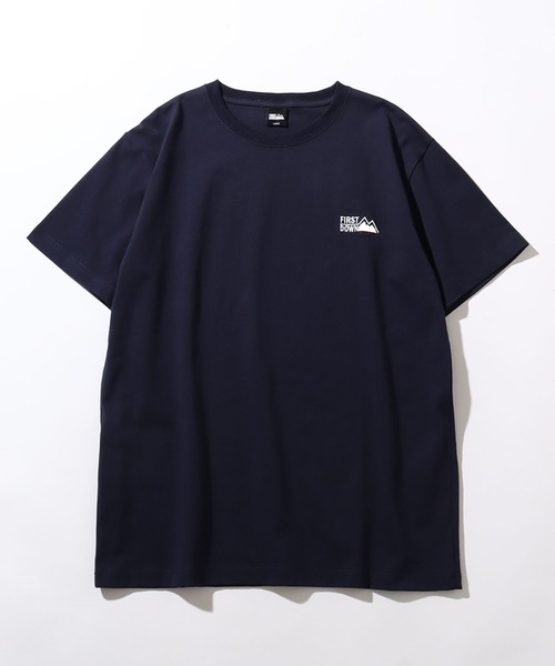 【セール】【FIRST DOWN/ファーストダウン】LOGO S/S TEE COTTON JERSEY/コットンジャージーワンポイントロゴ 半袖Tシャツ 24SS（Tシャツ/カットソー ...