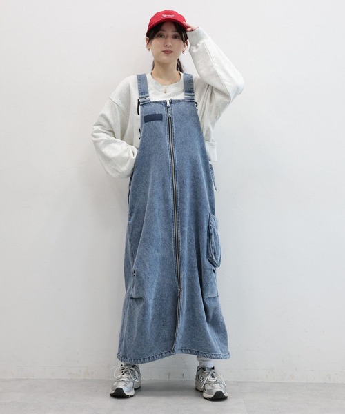 RAGEBLUE（レイジブルー）の「Wジップ/スノールーズジャンスカ（ジャンパースカート）」 - WEAR
