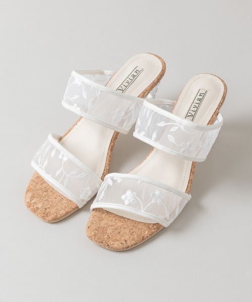 Rewde（ルゥデ）の「ﾃﾞｻﾞｲﾝﾋｰﾙｻﾝﾀﾞﾙ（0R18-SA311）（サンダル）」 - WEAR