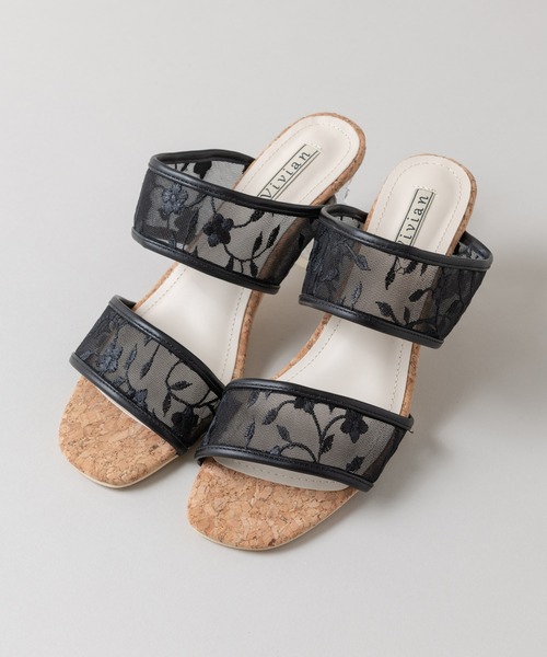 Rewde（ルゥデ）の「ﾃﾞｻﾞｲﾝﾋｰﾙｻﾝﾀﾞﾙ（0R18-SA311）（サンダル）」 - WEAR