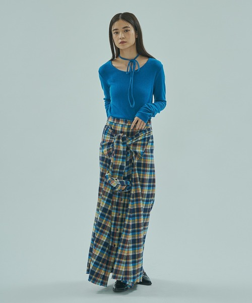 セール】【ROSE BUD別注】INDIA IS BEAUTIFUL/3WAY FLANNEL SHIRT