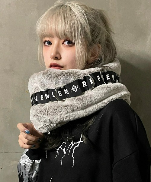REFLEM（レフレム）の「『REFLEM/レフレム』Dリングファースヌード（ネックウォーマー/スヌード）」 - WEAR