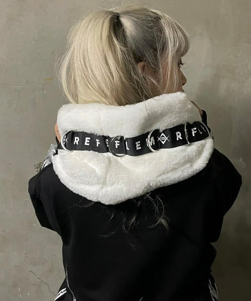 REFLEM（レフレム）の「『REFLEM/レフレム』Dリングファースヌード（ネックウォーマー/スヌード）」 - WEAR