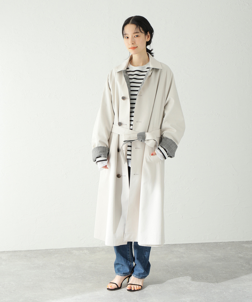 TICCA（ティッカ）の「≪一部店舗+WEB限定≫【TICCA 】リバーシブルステンカラーコートクラシックUNI（ステンカラーコート）」 - WEAR