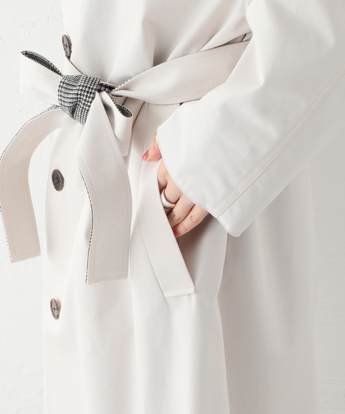 TICCA（ティッカ）の「≪一部店舗+WEB限定≫【TICCA 】リバーシブルステンカラーコートクラシックUNI（ステンカラーコート）」 - WEAR