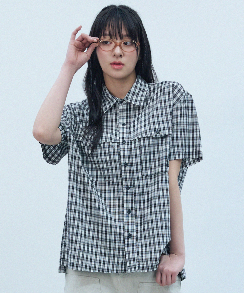 NOZ CHECK SHIRT [BLACK]（シャツ/ブラウス）｜COMONINOZ（コモニノズ）のファッション通販 - ZOZOTOWN