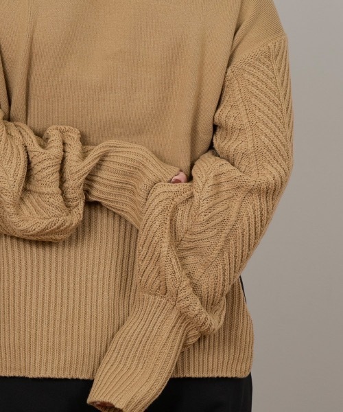 lawgy（ラウジー）の「neck string knit（ニット/セーター）」 - WEAR