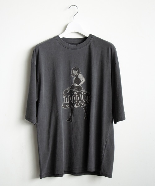 COMMON WARE（コモンウェアー）の「COMMONWARE:”NO DOUBT”ピグメント加工 teeシャツ（Tシャツ/カットソー）」 - WEAR