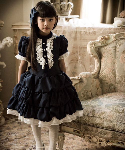 Navy lace dress（ワンピース）｜Catherine Cottage（キャサリンコテージ）のファッション通販 - ZOZOTOWN