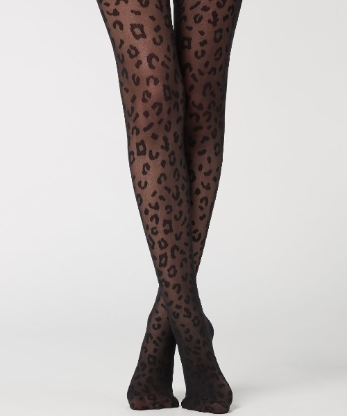 Vipoa（ヴィポア）の「leopard print stockings（タイツ/ストッキング）」 - WEAR