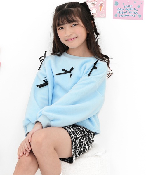 Bee des Bee（ビーデスビー）の「クロップド丈フリース地トレーナー（スウェット）」 - WEAR