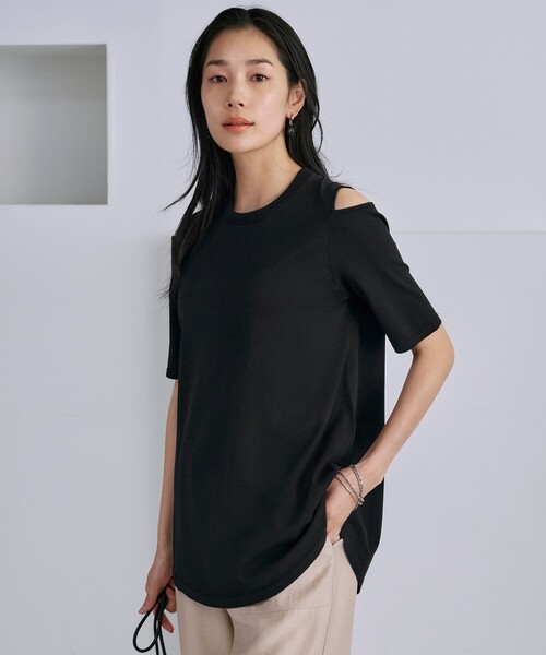 【接触冷感・UVカット・洗える】 VIS/NYハイゲージ デザインプルオーバー（ニット/セーター）｜ICB（アイシービー）のファッション通販 - ZOZOTOWN