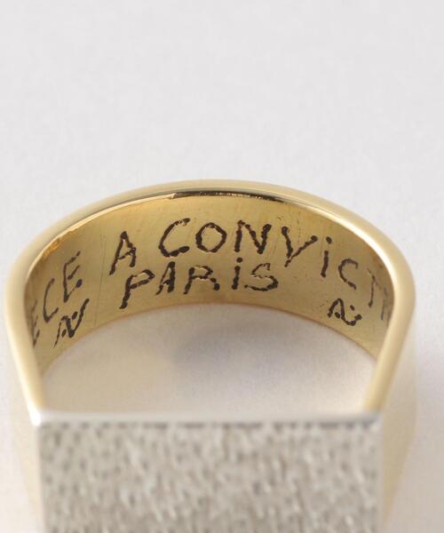 Steven Alan（スティーブンアラン）の「＜PIECE A CONVICTION＞FLAT RING/リング（リング）」 - WEAR