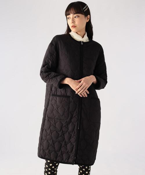 To b. by agnes b.（トゥービーバイアニエスベー）の「WT18 MANTEAU スターキルトロングコート（その他アウター ...