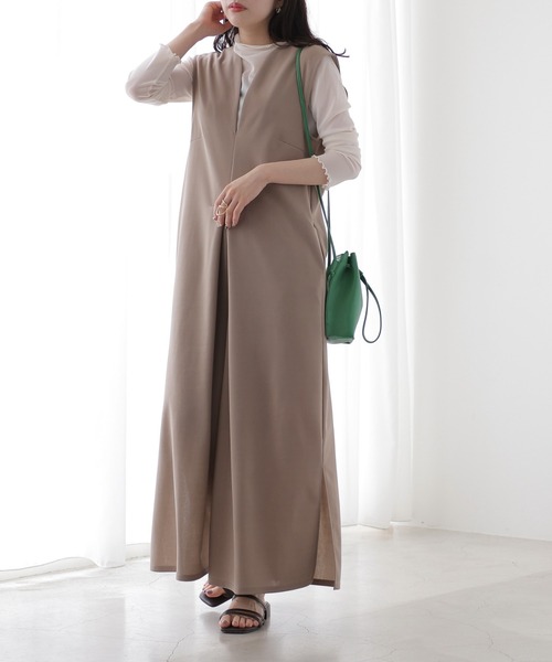 frames RAY CASSIN（フレームスレイカズン）の「Vネックオールインワン（つなぎ/オールインワン）」 - WEAR