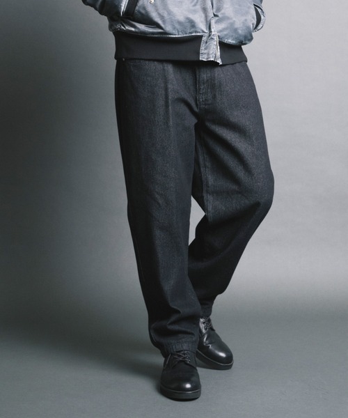 COMMON WARE（コモンウェアー）の「COMMONWARE:10.5oz デニムワイドテーパードパンツ（デニムパンツ）」 - WEAR