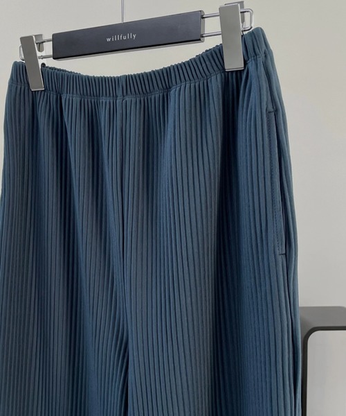 willfully（ウィルフリー）の「billow rib jersey relax color PT（その他パンツ）」 - WEAR