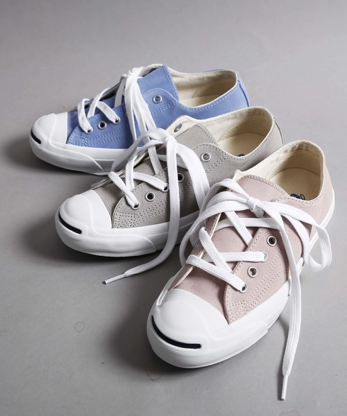 CONVERSE（コンバース）の「【CONVERSE】人気のジャックパーセルに限定パステルカラー登場！スエードレザースニーカー/ジャック ...