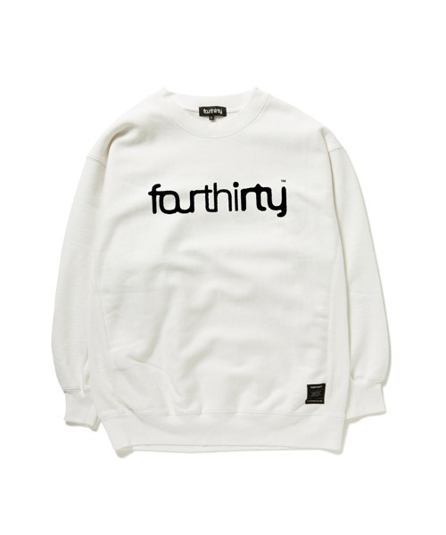 430（フォーサーティ）の「【430】LOGO ICON EMB C/N SWEAT（スウェット）」 - WEAR