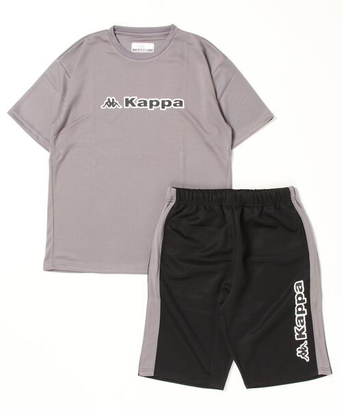 Kappa（カッパ）の「kappa/カッパ ドライ DRY 速乾 半袖Tシャツ×ハーフパンツ セットアップ 上下セット（ルームウェア/パジャマ ...