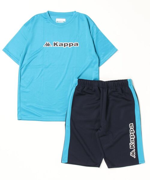 Kappa（カッパ）の「kappa/カッパ ドライ DRY 速乾 半袖Tシャツ×ハーフパンツ セットアップ 上下セット（ルームウェア/パジャマ ...