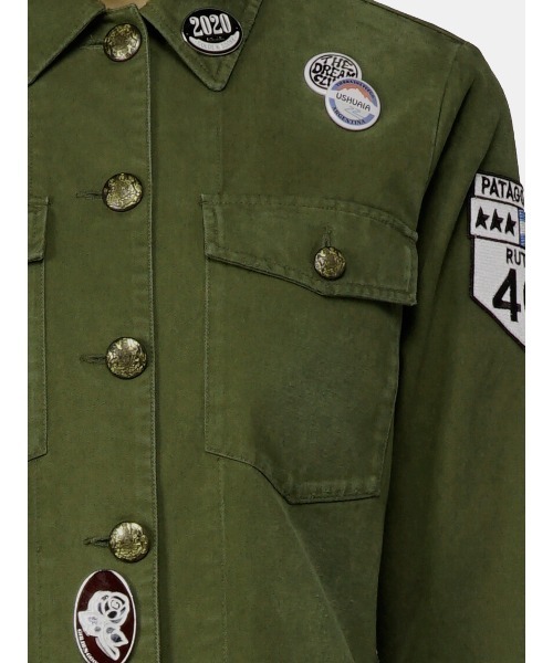 GOLDEN GOOSE（ゴールデングース）の「GOLDEN GOOSE Military shirt blouson with ...
