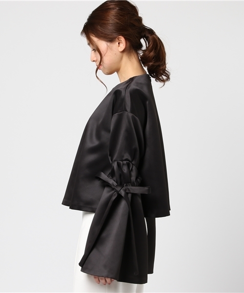 AMERI（アメリ）の「【AMERI VINTAGE】《STUDIOUS×AMERI別注》トランペットスリーブトップ / TRUMPET SLEEVE TOP（シャツ/ブラウス）」 - WEAR