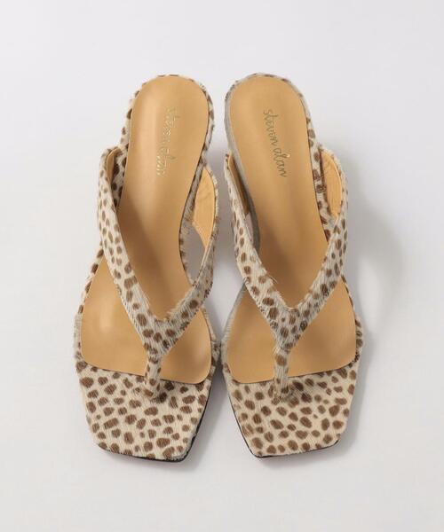 Steven Alan（スティーブンアラン）の「＜Steven Alan＞LEOPARD MOTIF TONG MULES/ミュール（サンダル ...
