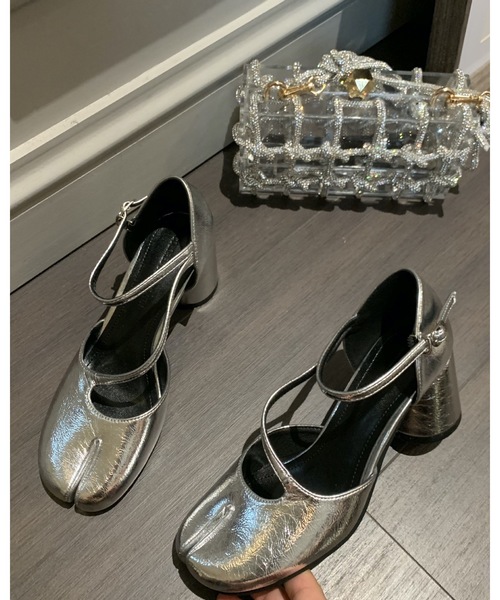 Burner（バーナー）の「【OKUOKU Recommend Select】足袋 アンクルストラップ パンプス oku-shoes ...