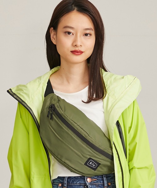 KiU（キウ）の「【KiU】WATER PROOF BODY BAG/K084（ボディバッグ/ウエストポーチ）」 - WEAR