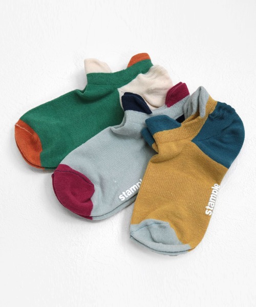 stample（スタンプル）の「ダブルタブライト ローカットソックス 【3足組】（ソックス/靴下）」 - WEAR