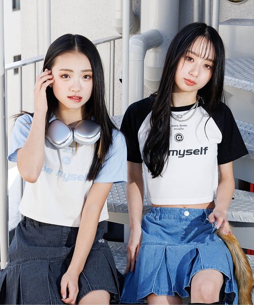 algy（アルジー）の「クロップドラグラン半袖T（Tシャツ/カットソー）」 - WEAR