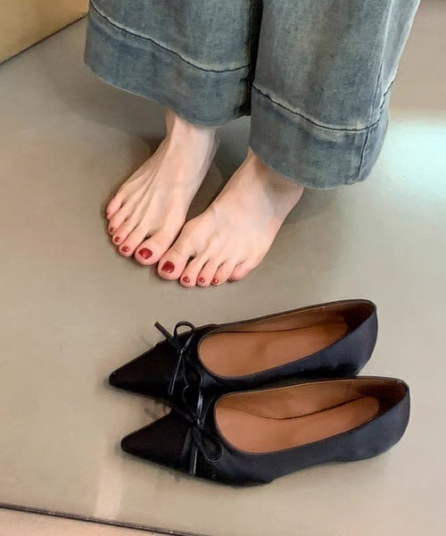 SVEC（シュベック）の「リボンモチーフ フラットパンプス（パンプス）」 - WEAR