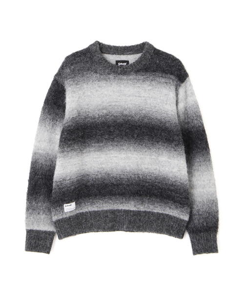 セール】Schott/ショット/GRADATION CREW KNIT/グラデーション クルー