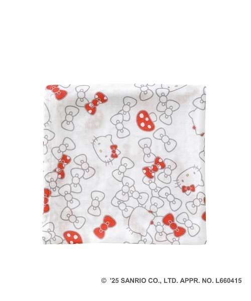 Hoppetta（ホッペッタ）の「【HELLO KITTY × Hoppetta(ホッペッタ)】HELLO KITTY SWADDLE bamboo(スワドルバンブー)（おくるみ）」 - WEAR