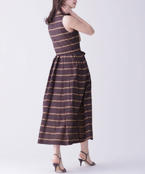 THE IRON（アイロン）の「THE IRON/GILLET BORDER OP（ワンピース）」 - WEAR