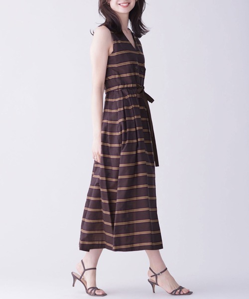 THE IRON（アイロン）の「THE IRON/GILLET BORDER OP（ワンピース）」 - WEAR