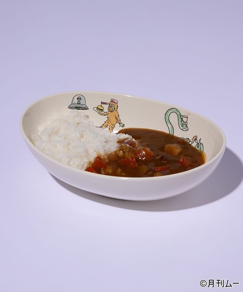 niko and...（ニコアンド）の「【月刊ムー】コラボ オーバルカレー皿/容量860ml（食器）」 - WEAR