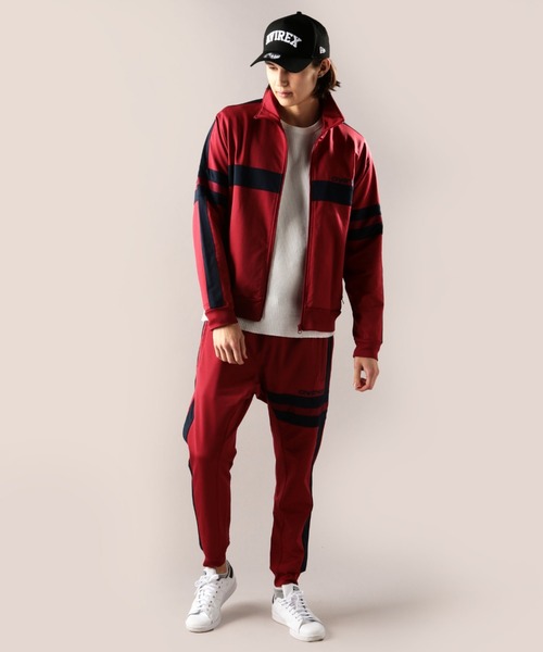 AVIREX（アヴィレックス）の「アヴィレックス イージー トラックジャケット/avirex EASY TRACK JACKET（ジャージ ...