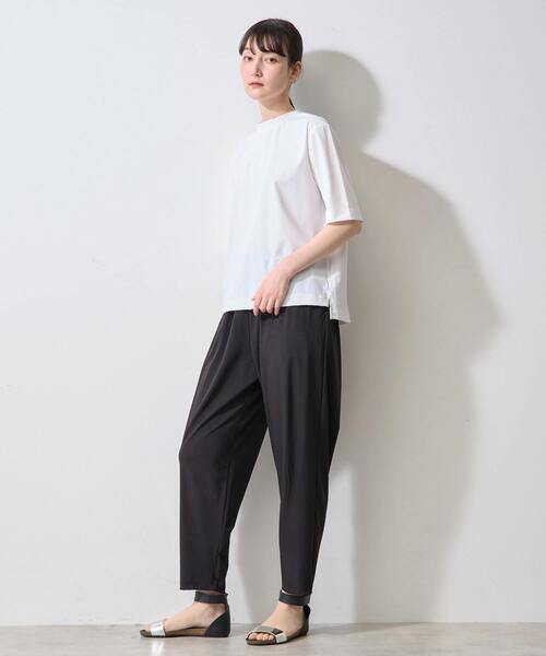 LOGEMENT DE CLAIRE（ロジュモンドクレール）の「【Allease/オールイーズ】コンパクトハーフスリーブプルオーバー（Tシャツ ...