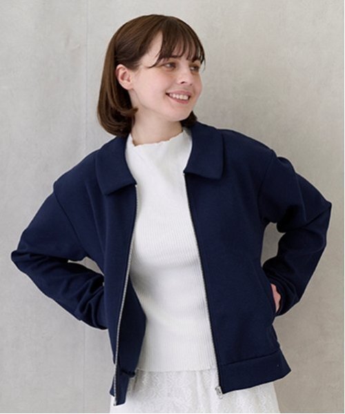 【セール】【リンク/花粉防止】zipカットブルゾン（その他アウター）｜petit main LIEN（プティマインリアン）のファッション通販 ...