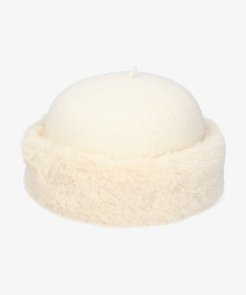 override（オーバーライド）の「【OVERRIDE】BASQUE FUR CHAO TOQUE（ハット）」 - WEAR
