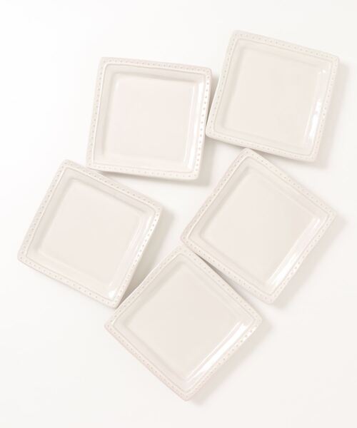 salle de bal（サルデバル）の「La reine / ラ・レーヌ スクエアプレートS 5枚セット SqPlate S 079013 ...