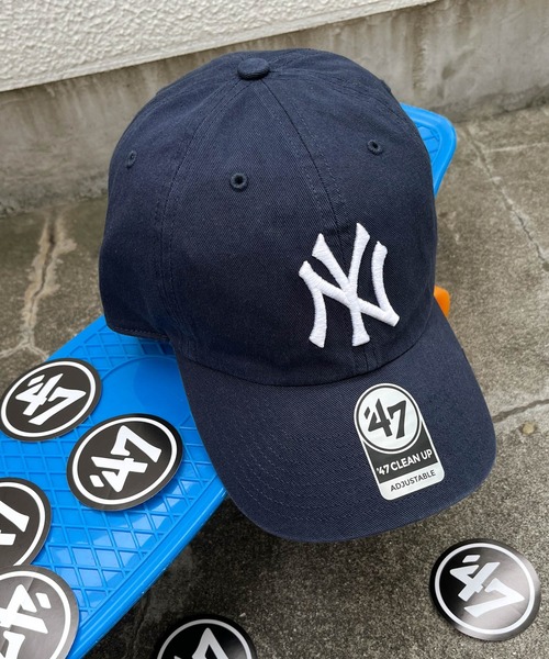 47BRAND / フォーティーセブンブランド 】 【 ステッカー付 】 CLEAN UP クリーンナップキャップ Yankees ...